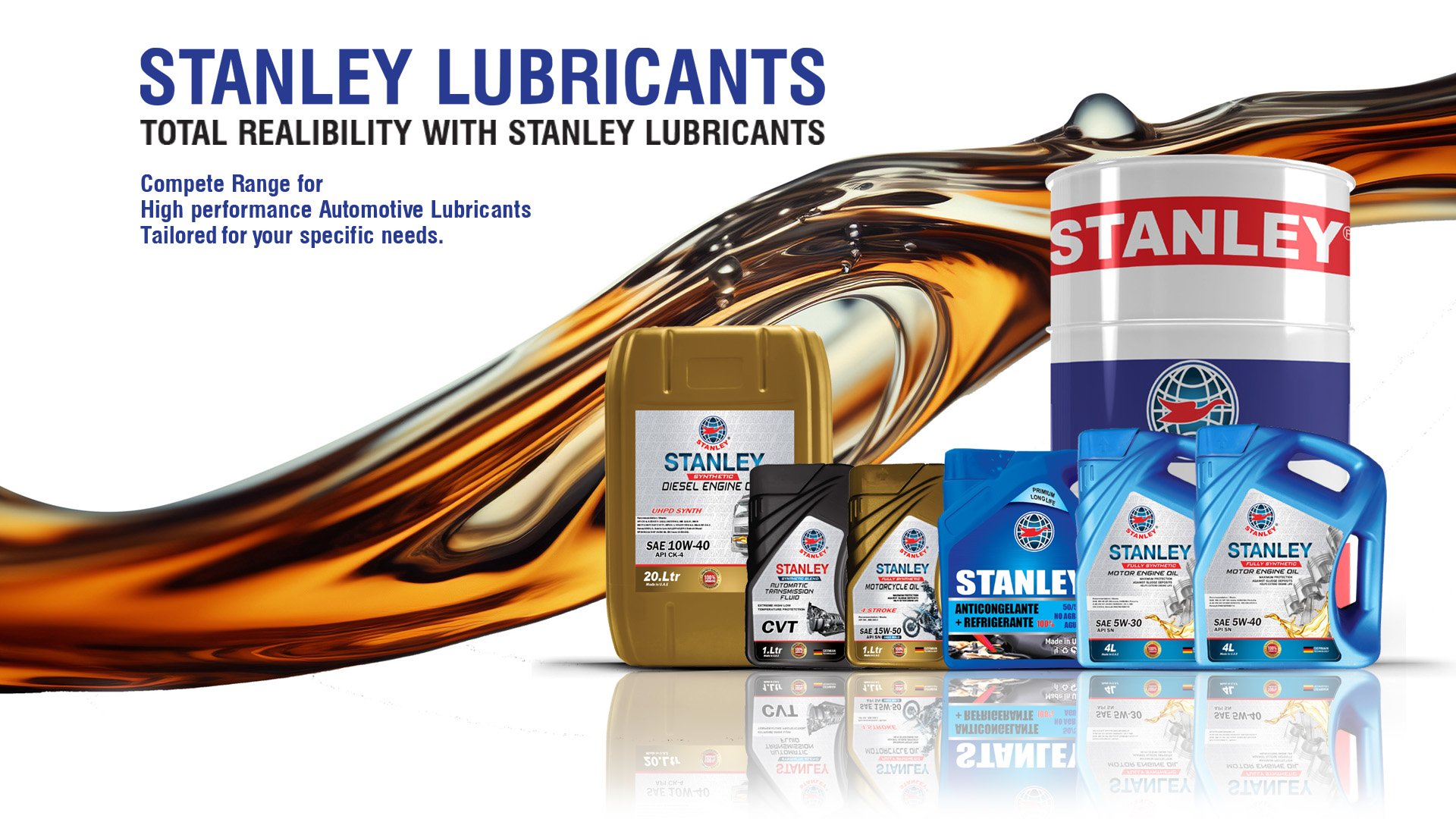 STANLEY LUBRICANTS – Total Reliability With Stanley Lubricants